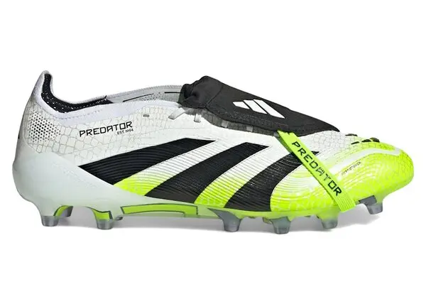 Adidas Predator Elite Foldover Tongue Fg Pack - Core White/core Black/lucid Lemon