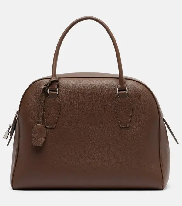 THE ROW India 12 Medium Leather Tote Bag - Brown