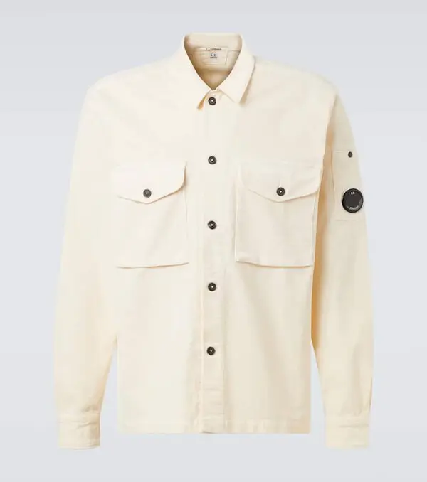 C.P. COMPANY Lens Cotton-blend Overshirt