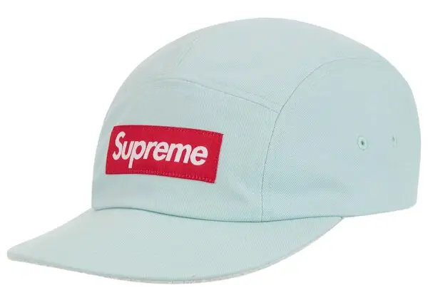 Supreme Reversible Terry Camp Cap - Light Blue