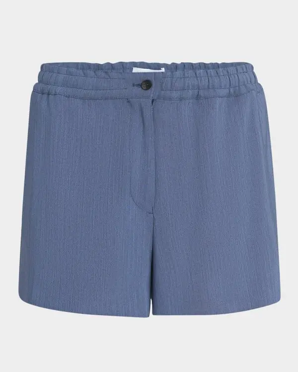 FERRAGAMO Wool Faille Relaxed Fit Shorts