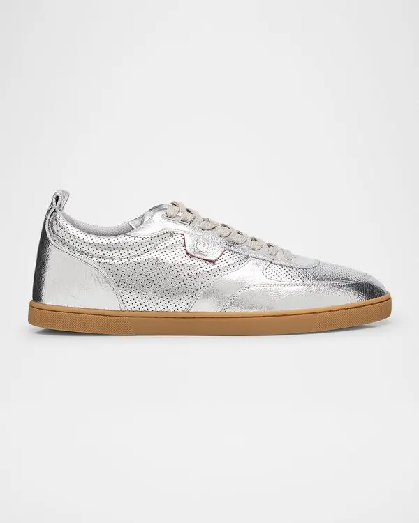 CHRISTIAN LOUBOUTIN Tutti Rui Perforated Low-top Sneakers