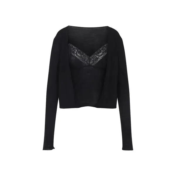 Alberta Ferretti Virgin Wool Sweater - Black