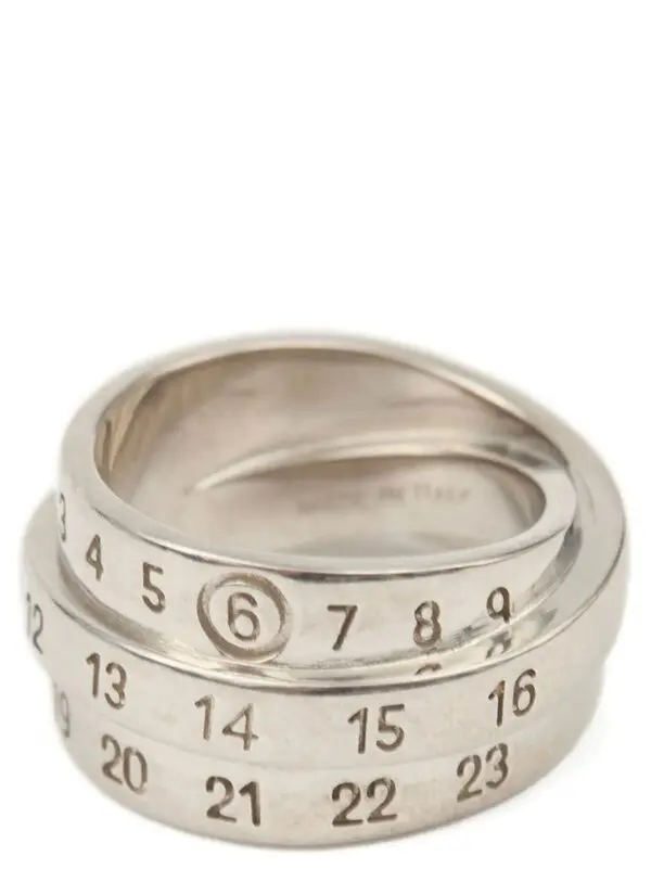 MAISON MARGIELA Triple Logo Ring