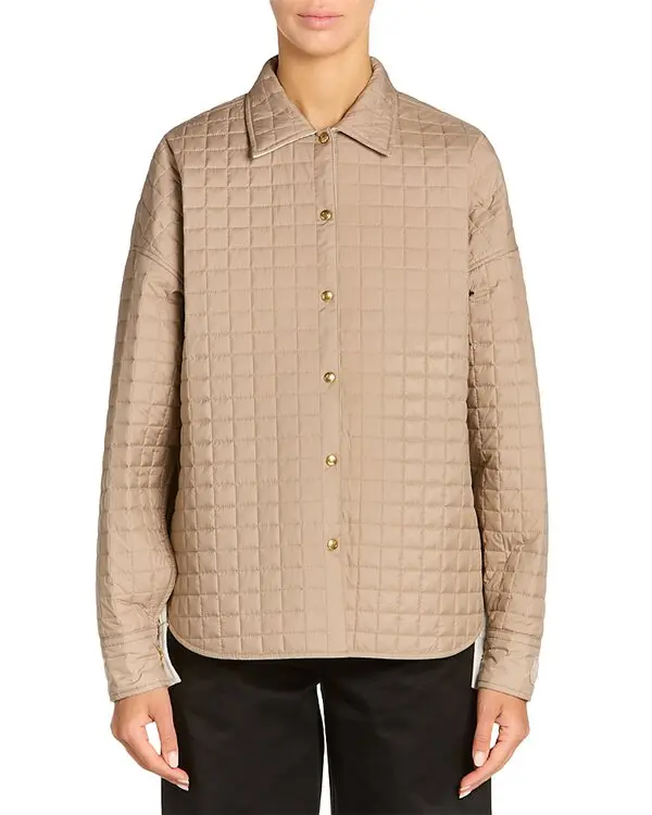 Moncler Quilted Shirt - Medium Beige