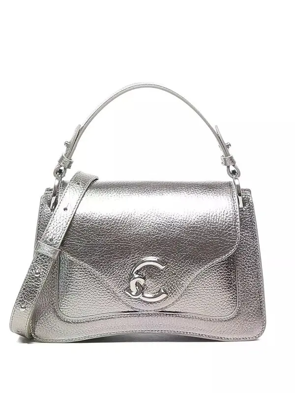 COCCINELLE C-me Metallic Leather Tote Bag