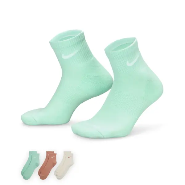 Nike Everyday Plus Cushioned Training Ankle Socks - Multicolor