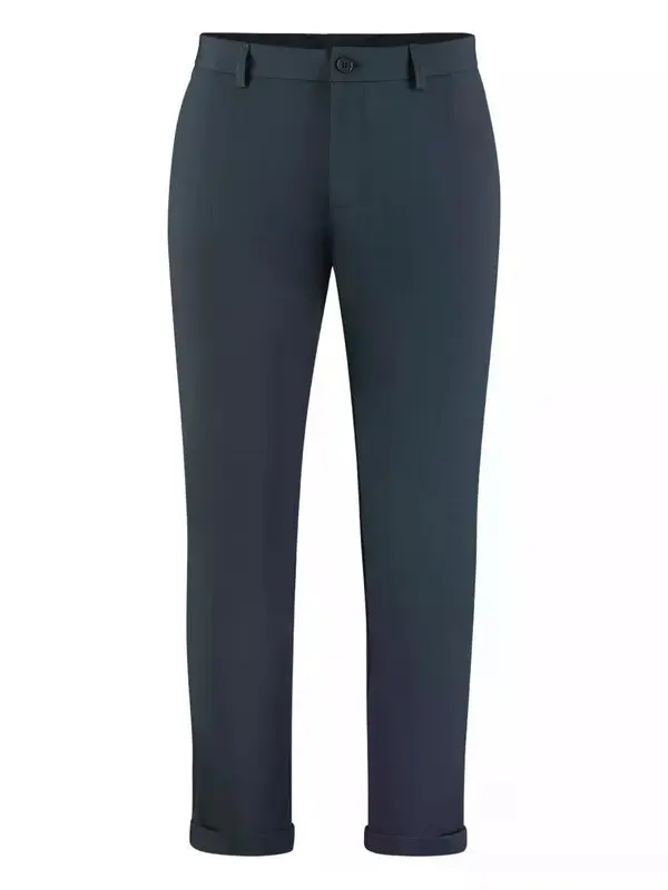 THE (ALPHABET) Cuffed Tailored Trousers - Blue