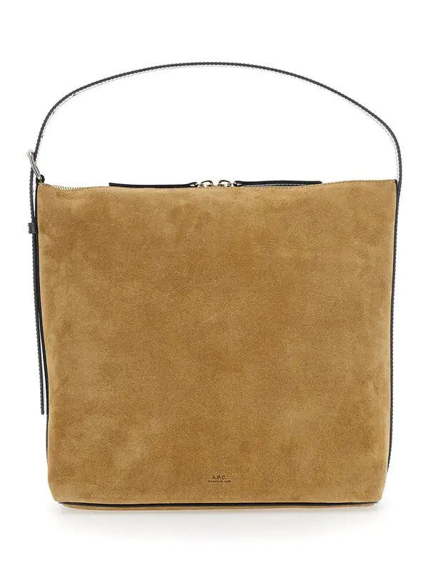 A.p.c. Vera Suede Shoulder Bag