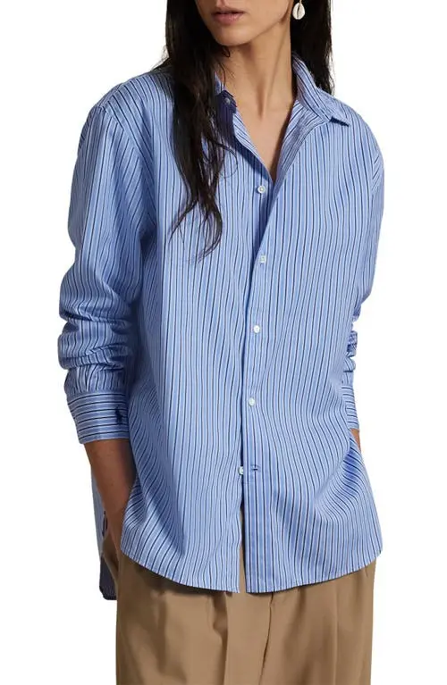 Ralph Lauren Striped Oversized Button-up Shirt