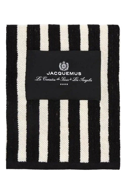 Jacquemus La Serviette Croisière Beach Towel - Print Sunshade Stripes Be 1il