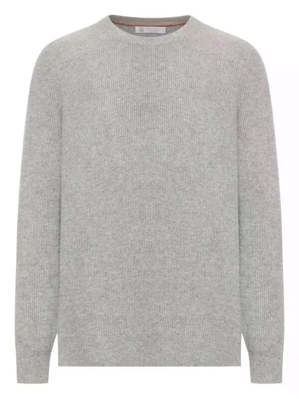 Brunello Cucinelli Ribbed Cashmere Sweater