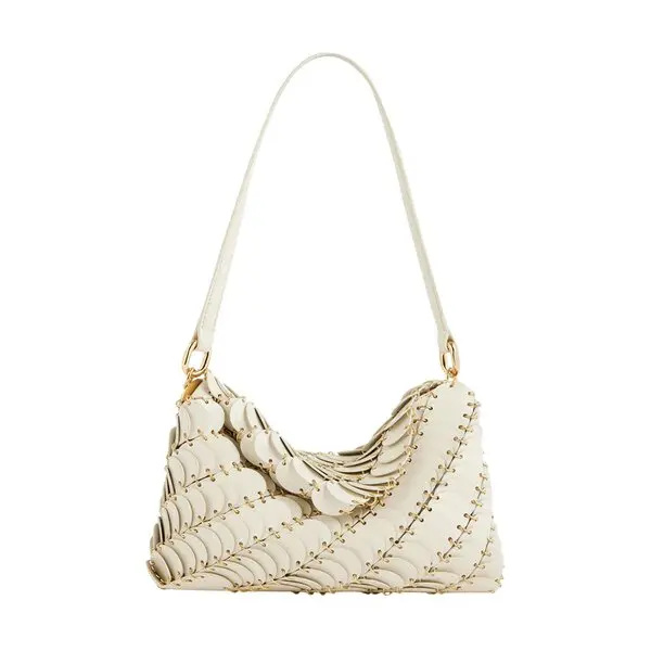 Rabanne Paco Shoulder Bag - White