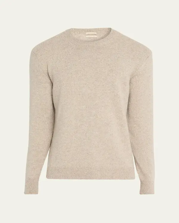Massimo Alba Ares Alpaca-blend Crewneck Sweater - Light Grey