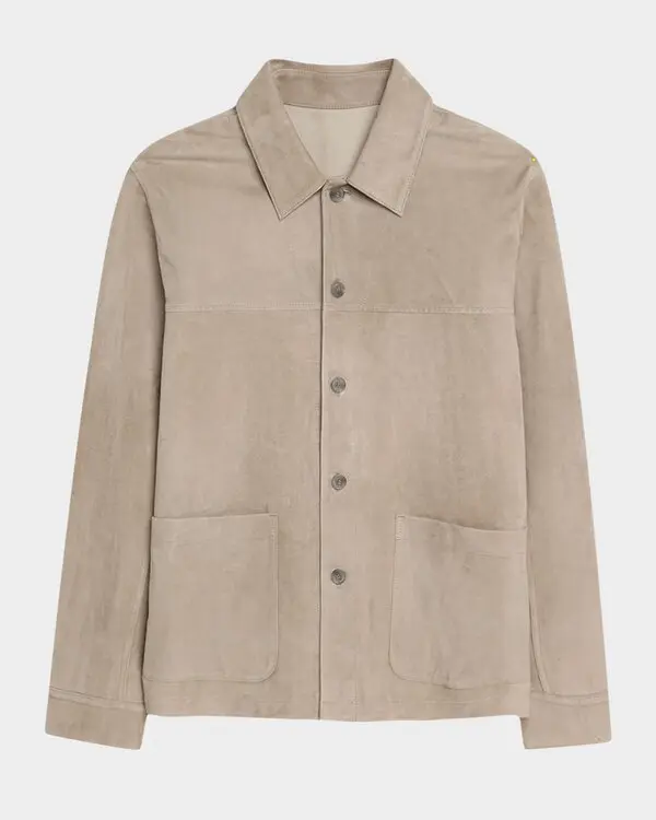 Vince Suede Shirt Jacket