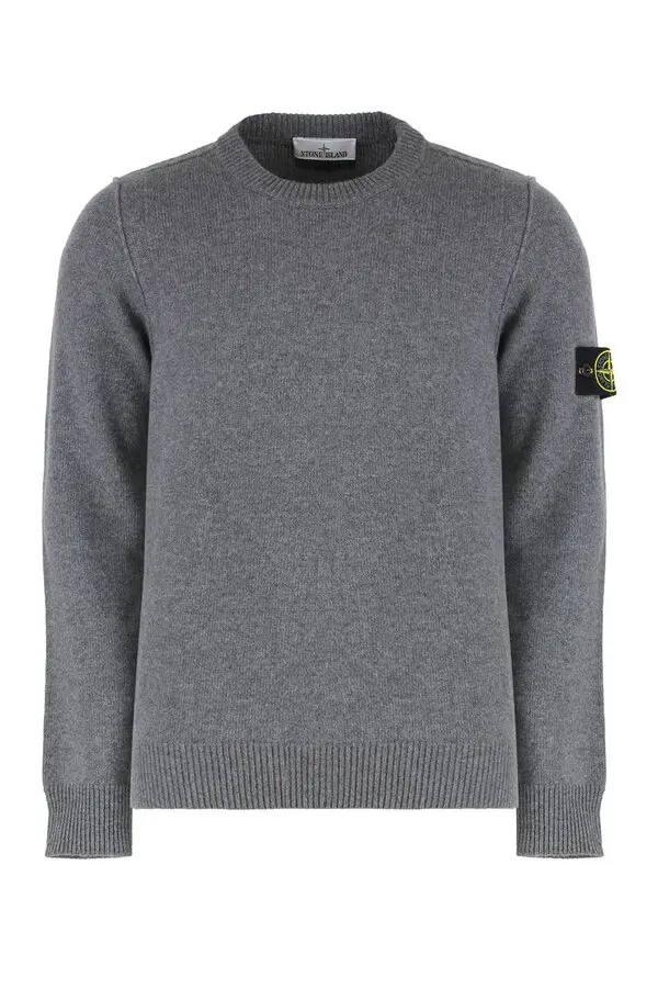 Stone Island Wool-blend Crew-neck Sweater