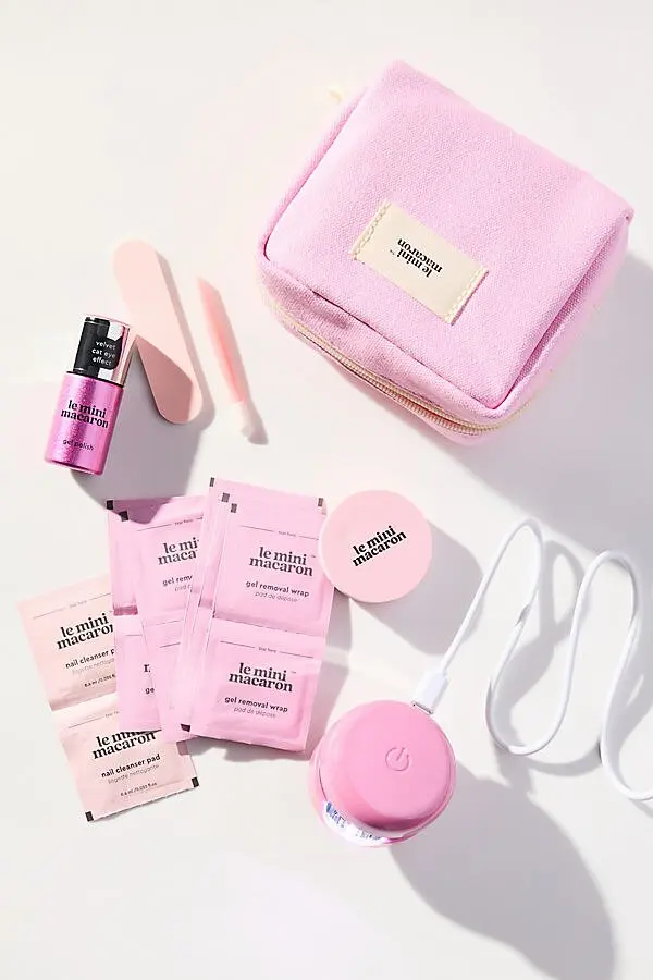 LE MINI MACARON Velvet Cat Eye Gel Manicure Kit - Assorted