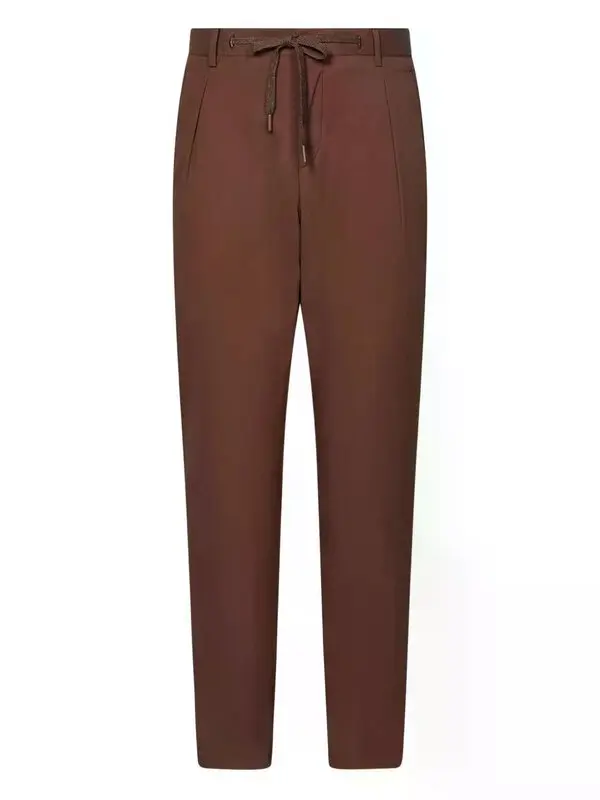 FRANZESE COLLECTION Pleated Drawstring Trousers