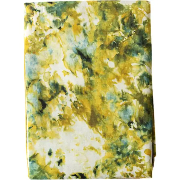 GOLDIE HOME Green Marble Tablecloth