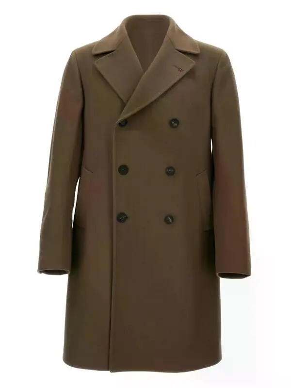 Tagliatore Double-breasted Coat - Brown
