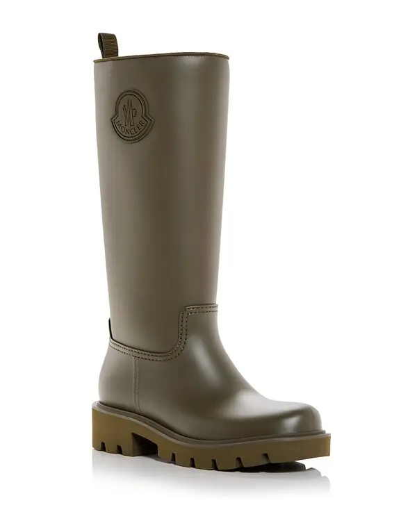 Moncler Kickstream Rain Boots - Medium Green