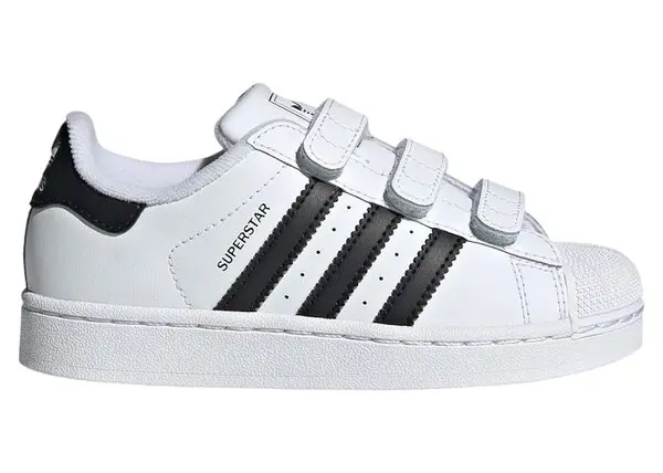 Adidas Superstar Ii Comfort Closure Sneakers - Cloud White/core Black