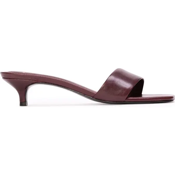 BLACK SUEDE STUDIO Avery Sandal - Bordeaux Leather