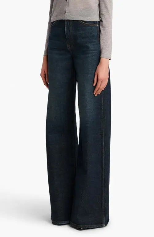 Khaite Dane High-waist Wide-leg Jeans