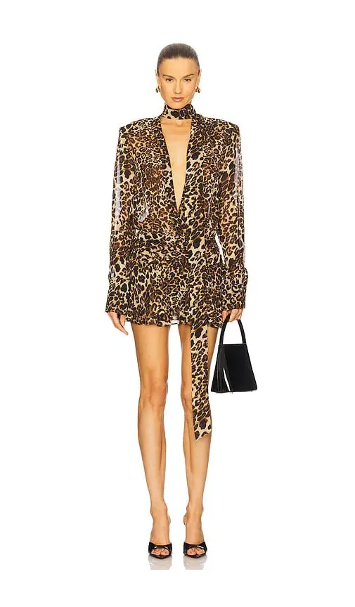 AWAVE STUDIO Mini Dress With Shawl