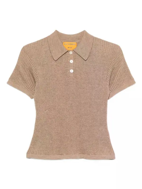 Guest In Residence Cashmere Polo Shirt - Brown