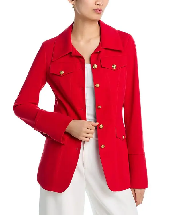 Alice + Olivia Dorothie Jacket - Bright Ruby