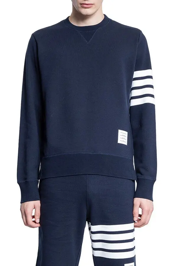 Thom Browne Classic Loopback Sweatshirt - Blue