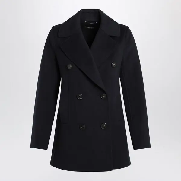 Max Mara Double-breasted Virgin Wool Coat