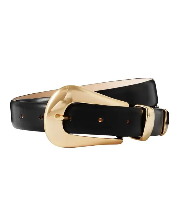 DEHANCHE Colette Leather Belt - Black