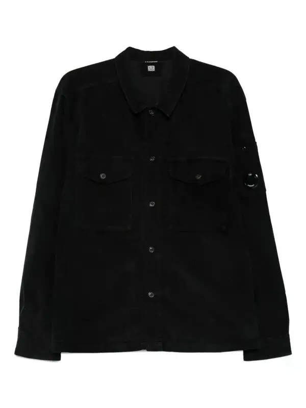 C.P. COMPANY Corduroy Pocket Shirt - Black