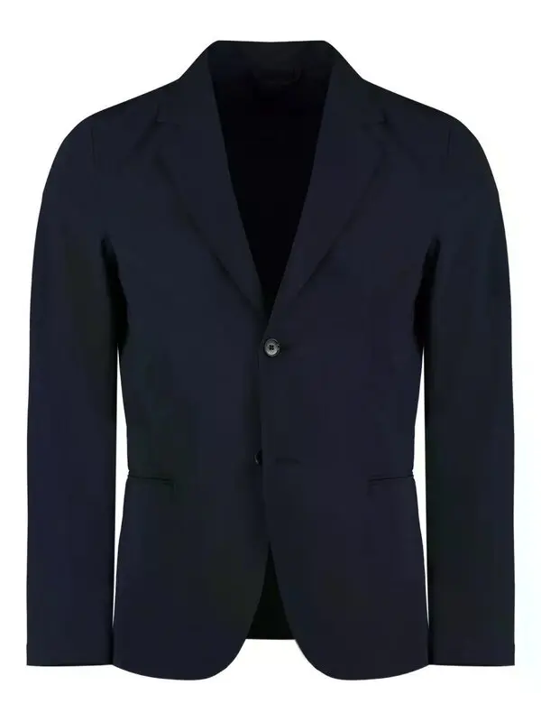 THE (ALPHABET) Lapel Welt-pocket Jacket - Black