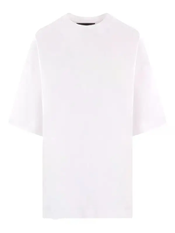 MARIA CALDERARA Embroidered Crew Neck T-shirt
