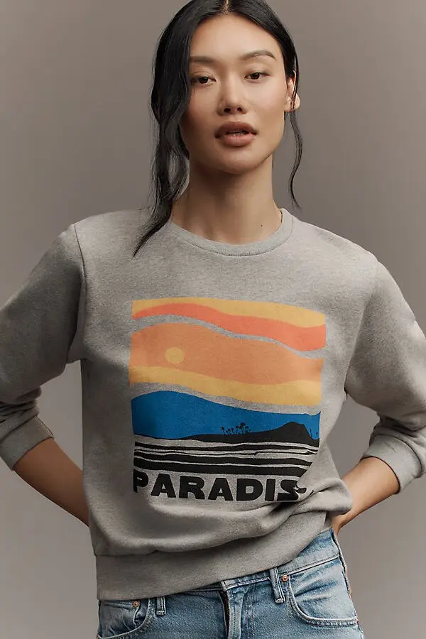 MOTHER The Camper Graphic Sweatshirt - Paradiso