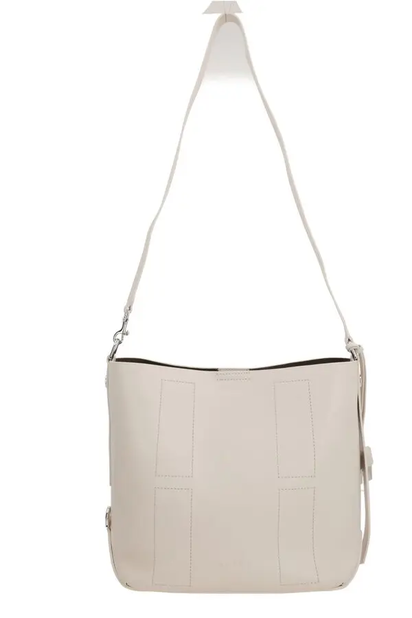 ショルダーバッグ・ポシェット Hogan Calfskin Leather Shoulder Bag With Adjustable Strap Hogan Calf Leather Shoulder Bag In White - 45% Off