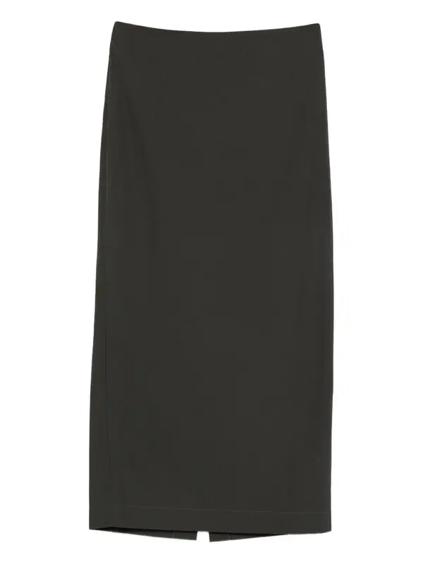ST. AGNI Low-waist Column Maxi Skirt