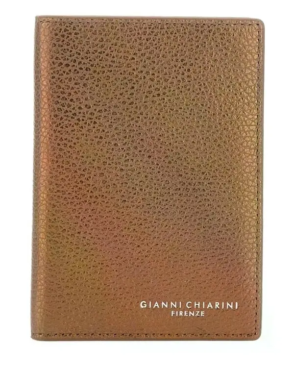 GIANNI CHIARINI Metallic Leather Wallet