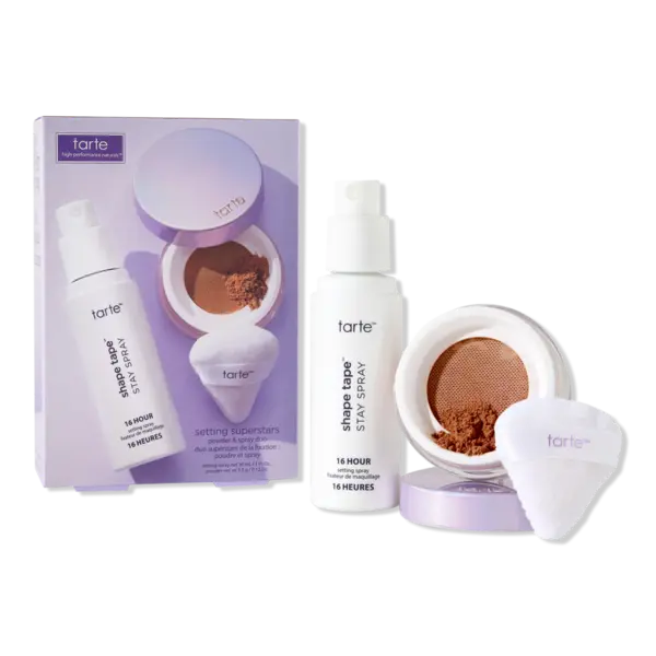 TARTE Setting Superstars Powder & Spray Duo - Translucent Deep