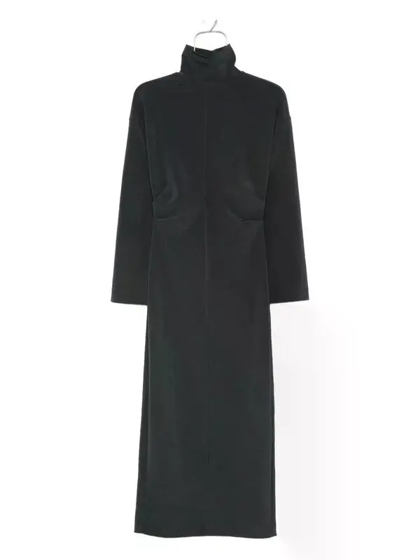 Nanushka Draped Turtleneck Maxi Dress