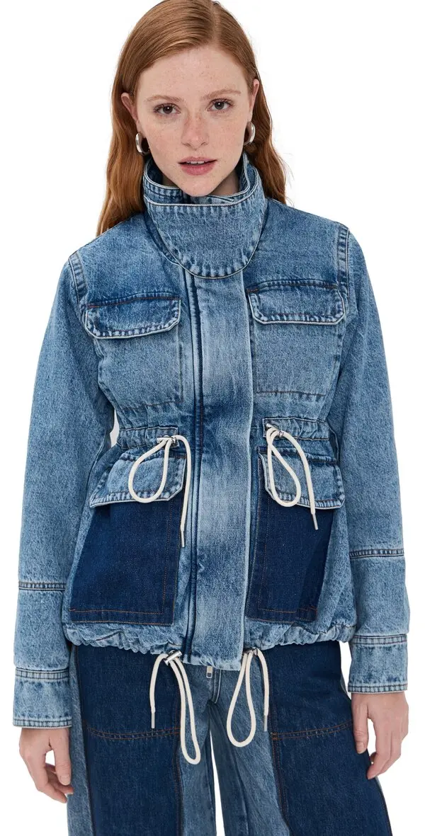 Co Cropped Military Jacket