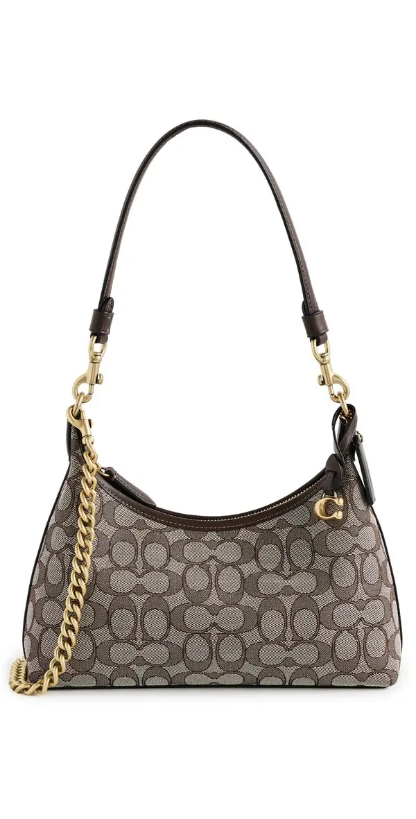 Coach Signature Jacquard Juliet Shoulder Bag - Oak Maple