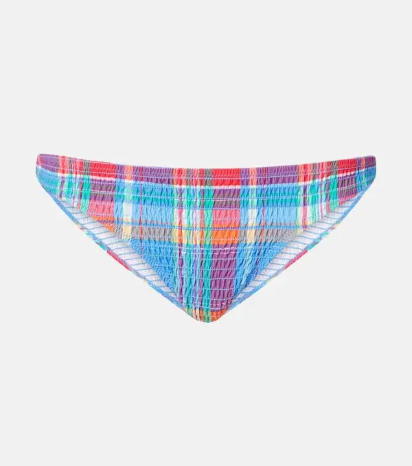 Ralph Lauren Devin Hipster Checked Bikini Bottoms - Multicoloured