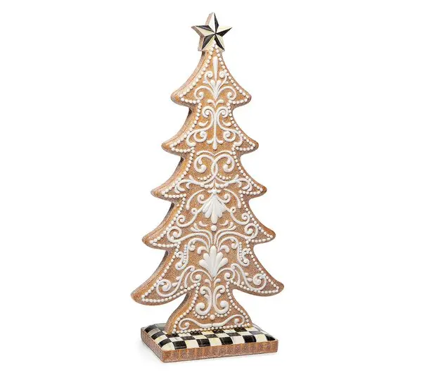 MACKENZIE-CHILDS Gingerbread Cookie Large Tree