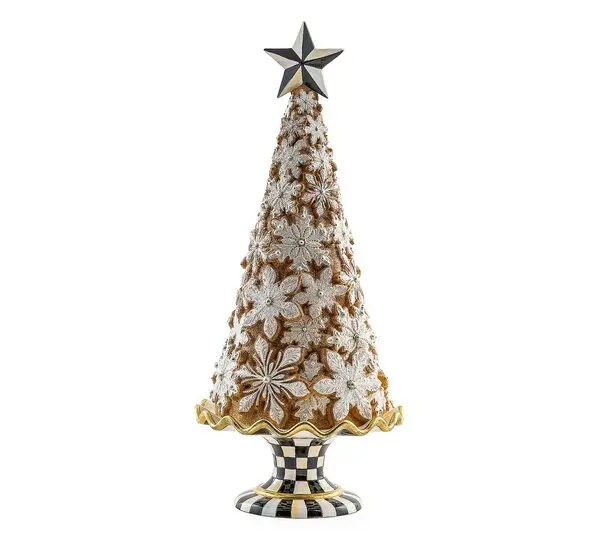 MACKENZIE-CHILDS Gingerbread Snowflake Tree