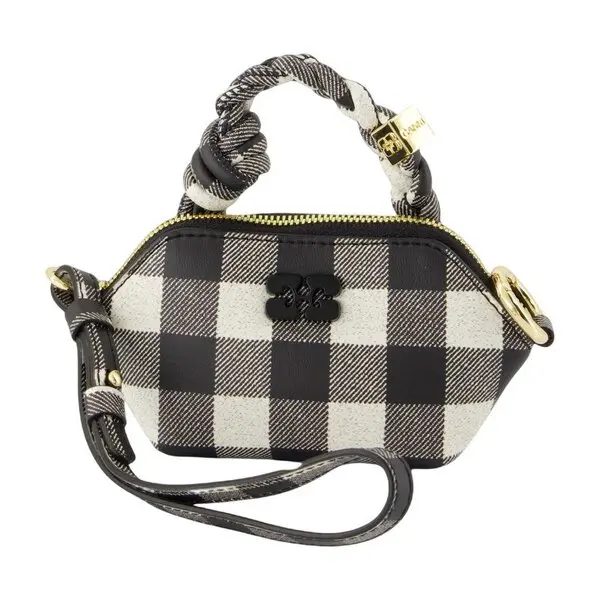 GANNI Bou Nano Keyring - Black