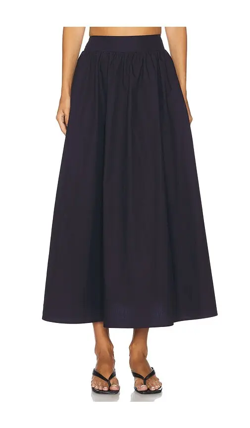 Susana Monaco Poplin Midi Skirt